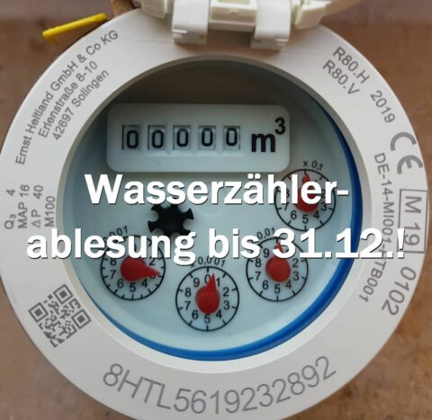 Bis 31.12. Wasserzähler ablesen! - Samtgemeinde Nordhümmling